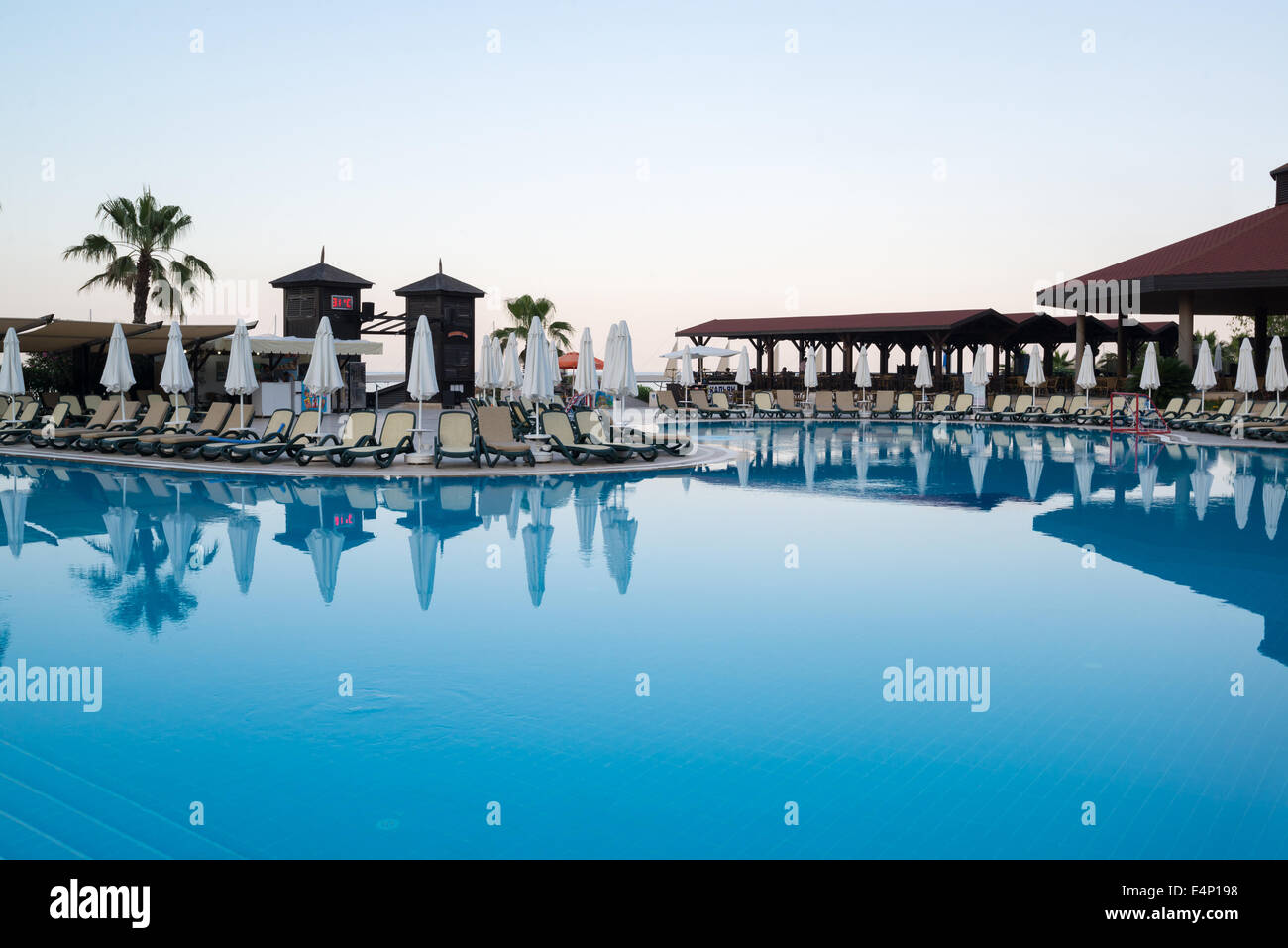 Swimming pool outdoor, Turkey Stock Photo - Alamy