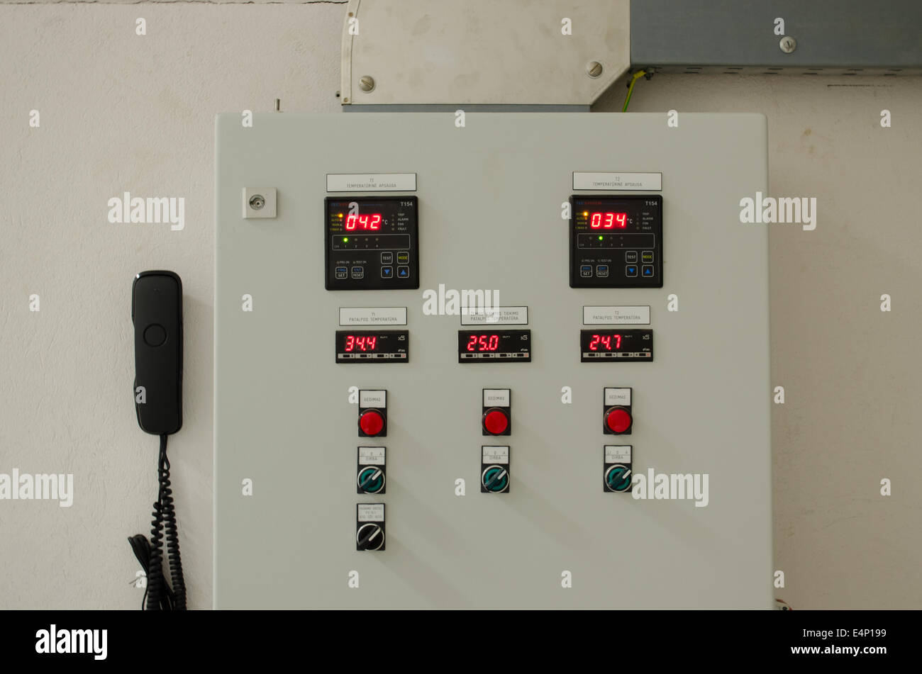 Industrial control panel button industry hi-res stock photography and images - Alamy