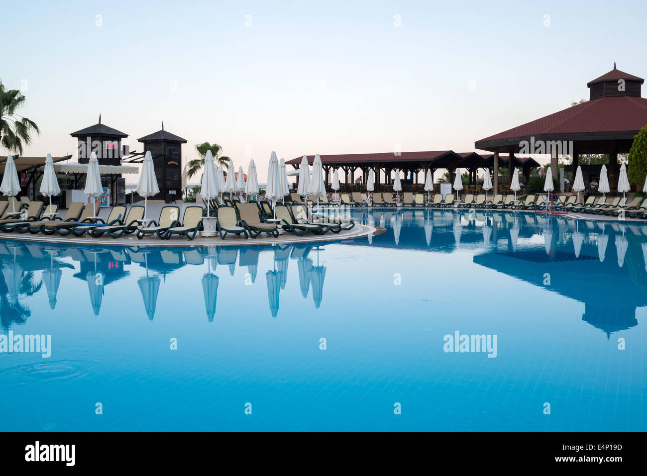 Swimming pool outdoor, Turkey Stock Photo - Alamy