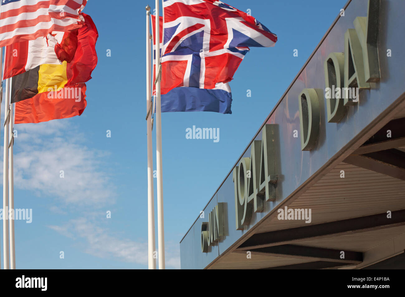 flags of the main allied nations 6 Jun 1944 D Day - Musee Du ...