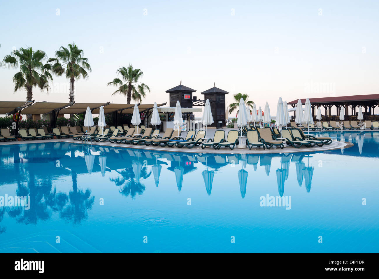 Swimming pool outdoor, Turkey Stock Photo - Alamy
