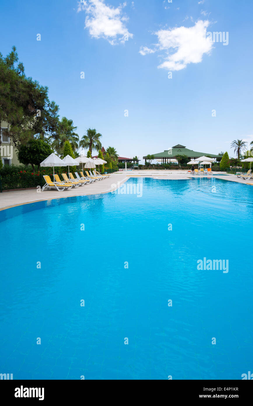 Swimming pool outdoor, Turkey Stock Photo - Alamy