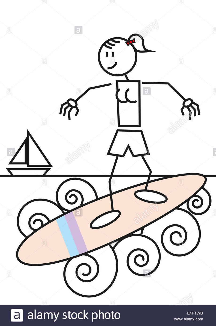 Stick Figure Stickman Young Stock Photos & Stick Figure Stickman Young ...