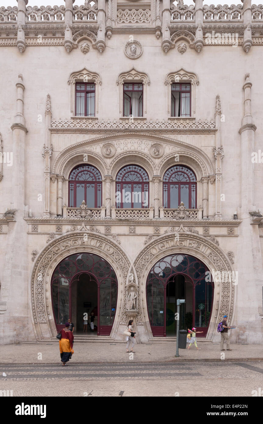 Rossio railway station, Lisbon, Portugal Stock Photo - Alamy
