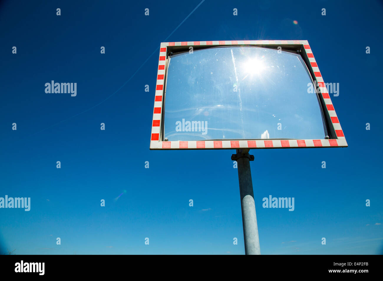 Mirror road traffic reflection hi-res stock photography and images - Alamy