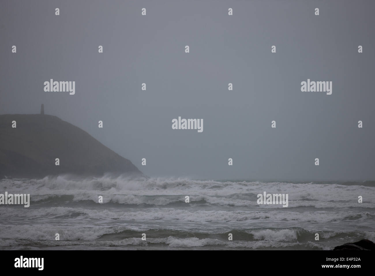 Seascape, Polzeath, Cornwall, UK Stock Photo - Alamy