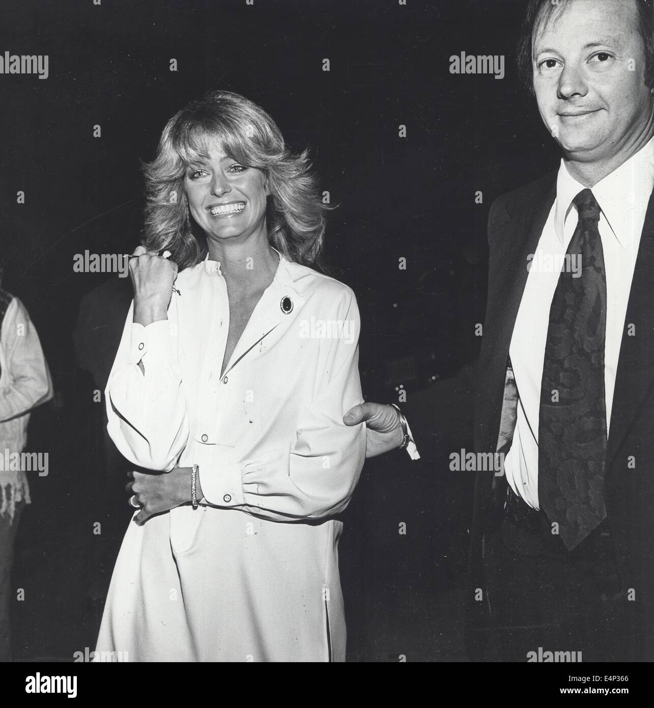 FARRAH FAWCETT with Manager Jay Bernstein.Supplied by Photos, inc ...