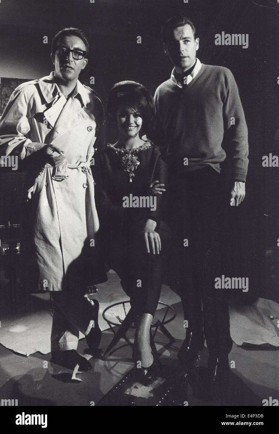 ROBERT WAGNER with Claudia Cardinale and Peter Sellers.(Credit Image ...