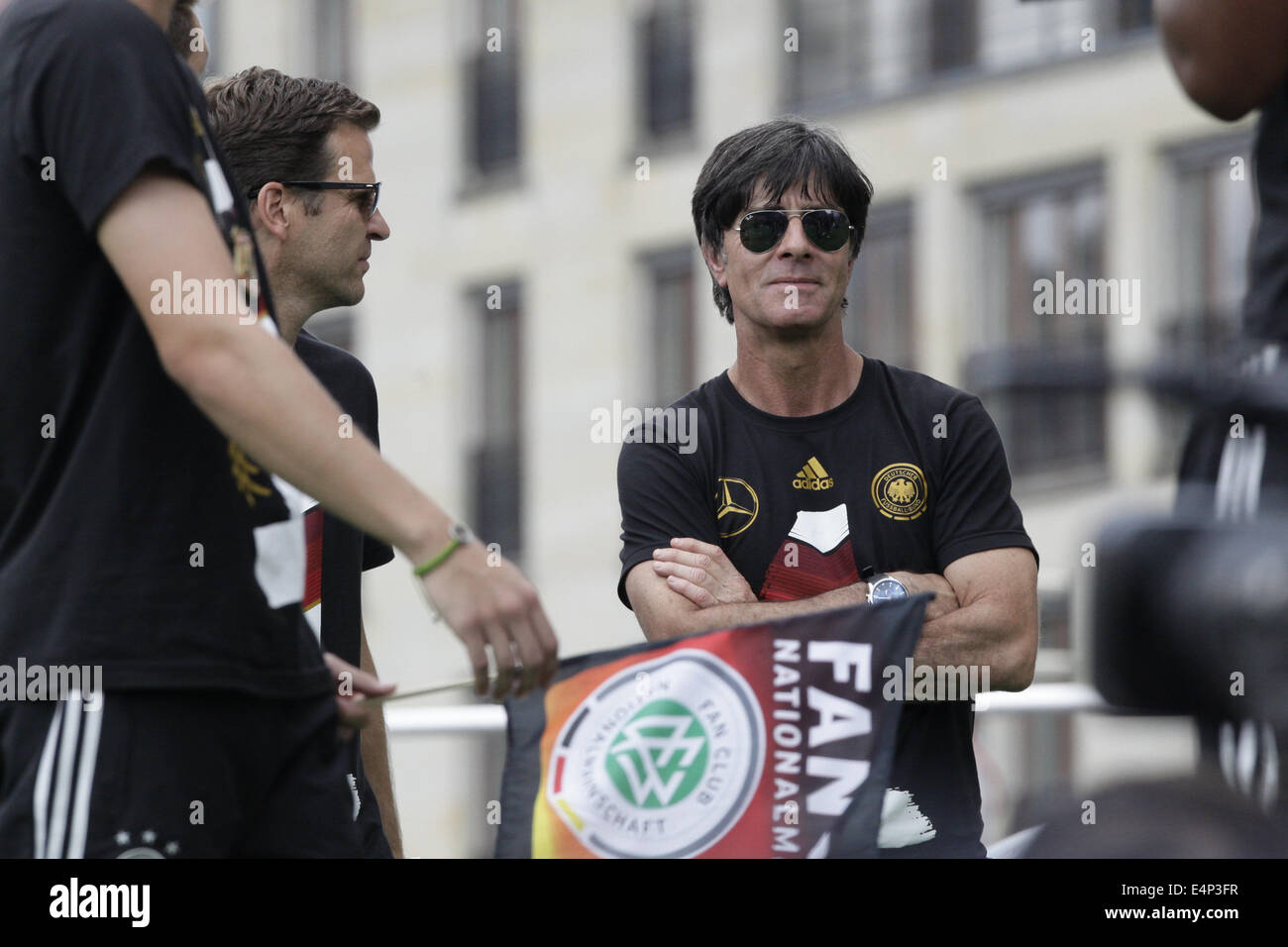 Berlin, Germany. 15th July, 2014. The world cup champions, Germany Team ...