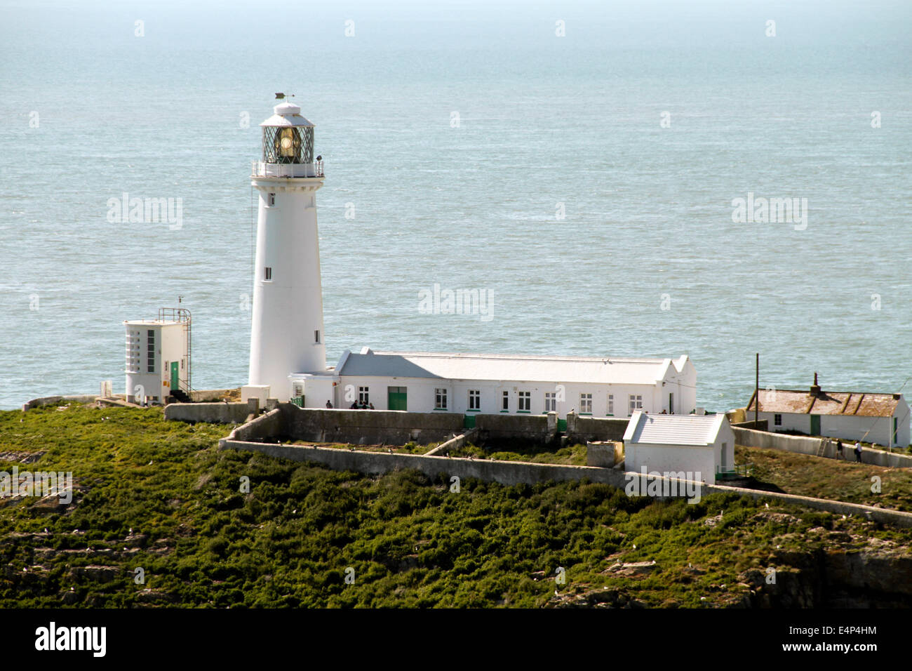 South Stack Lighthouse Hollyhead isle of Anglesey, North Wales Stock ...