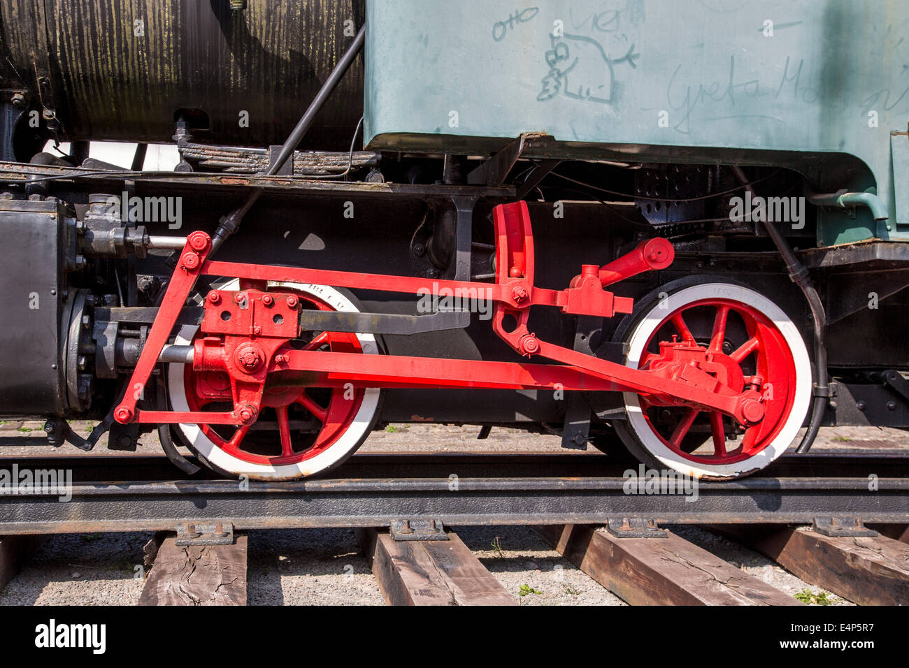 Steam engine wheels hi-res stock photography and images - Alamy