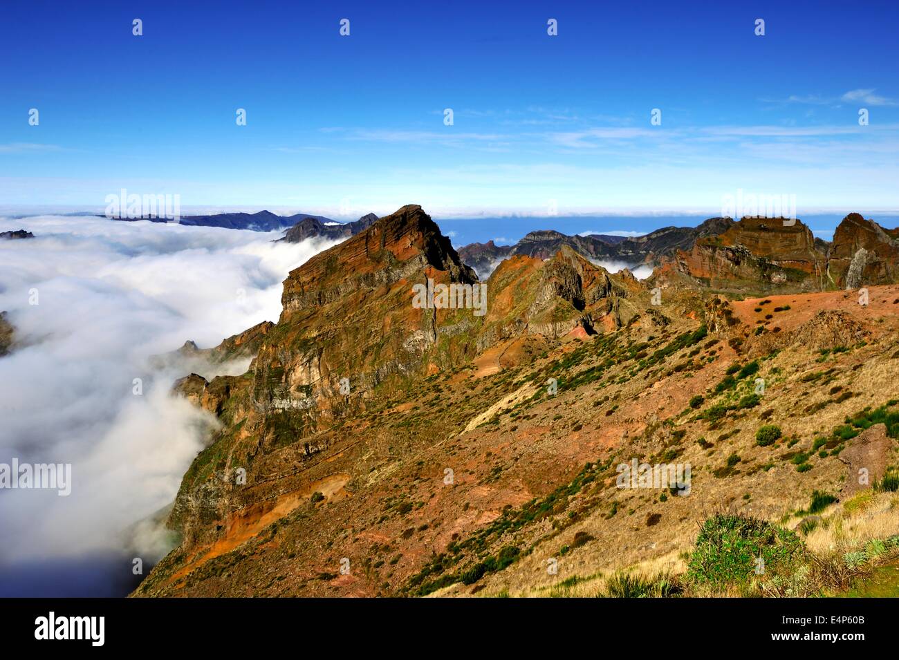 Above the Clouds on Madeira Stock Photo - Alamy
