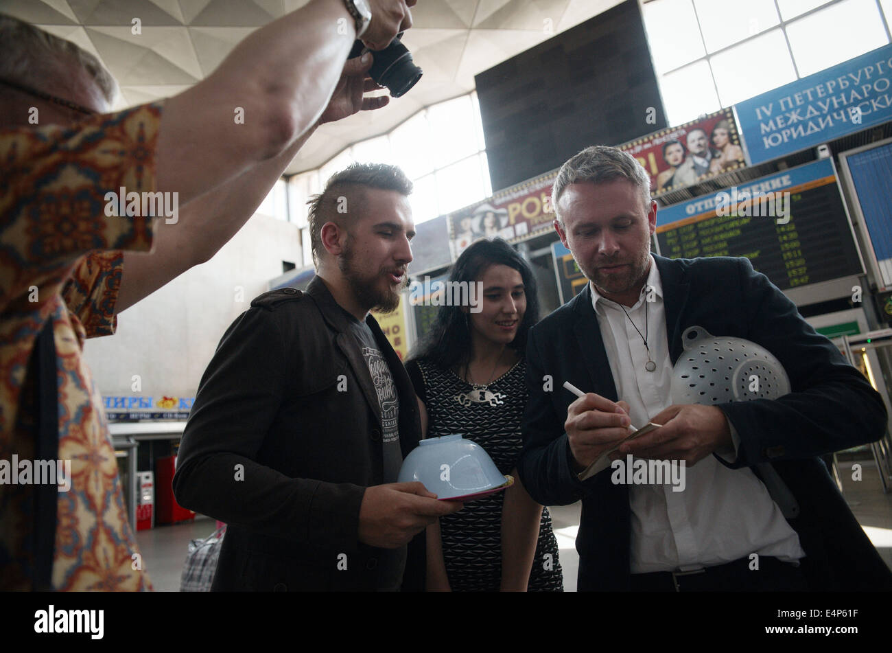 Vienna, Austria. 14th July, 2014. 'Pastafarian' NIKO ALM wins a case in ...