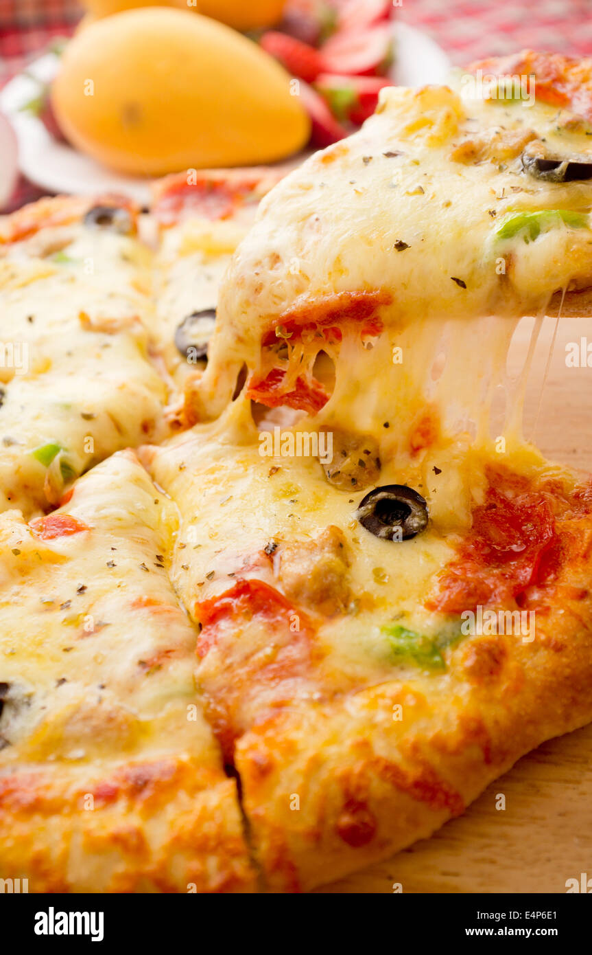 A little cheese pizza, 9 inch Stock Photo - Alamy