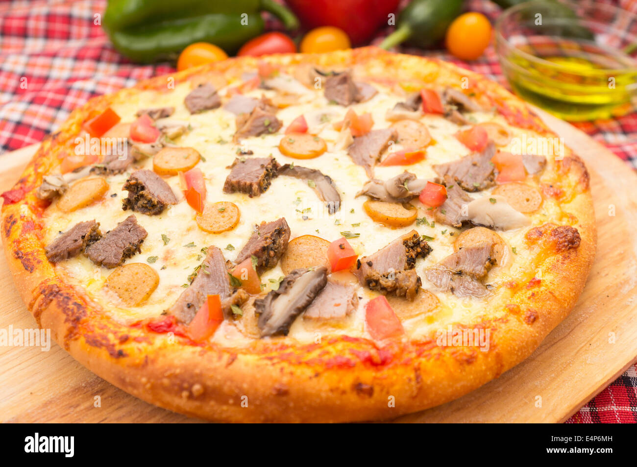 A little cheese pizza, 9 inch Stock Photo - Alamy