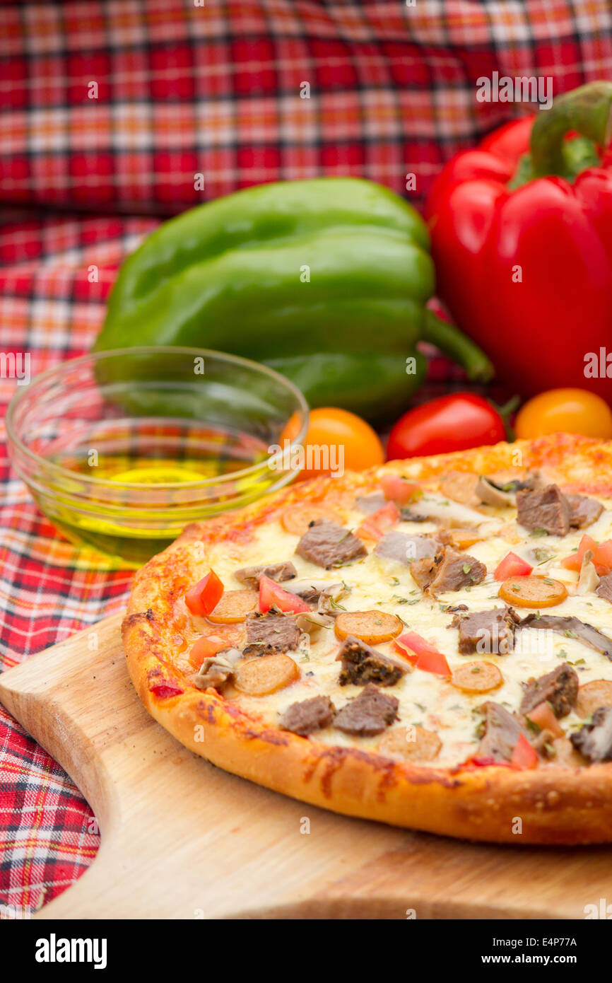 A little cheese pizza, 9 inch Stock Photo - Alamy