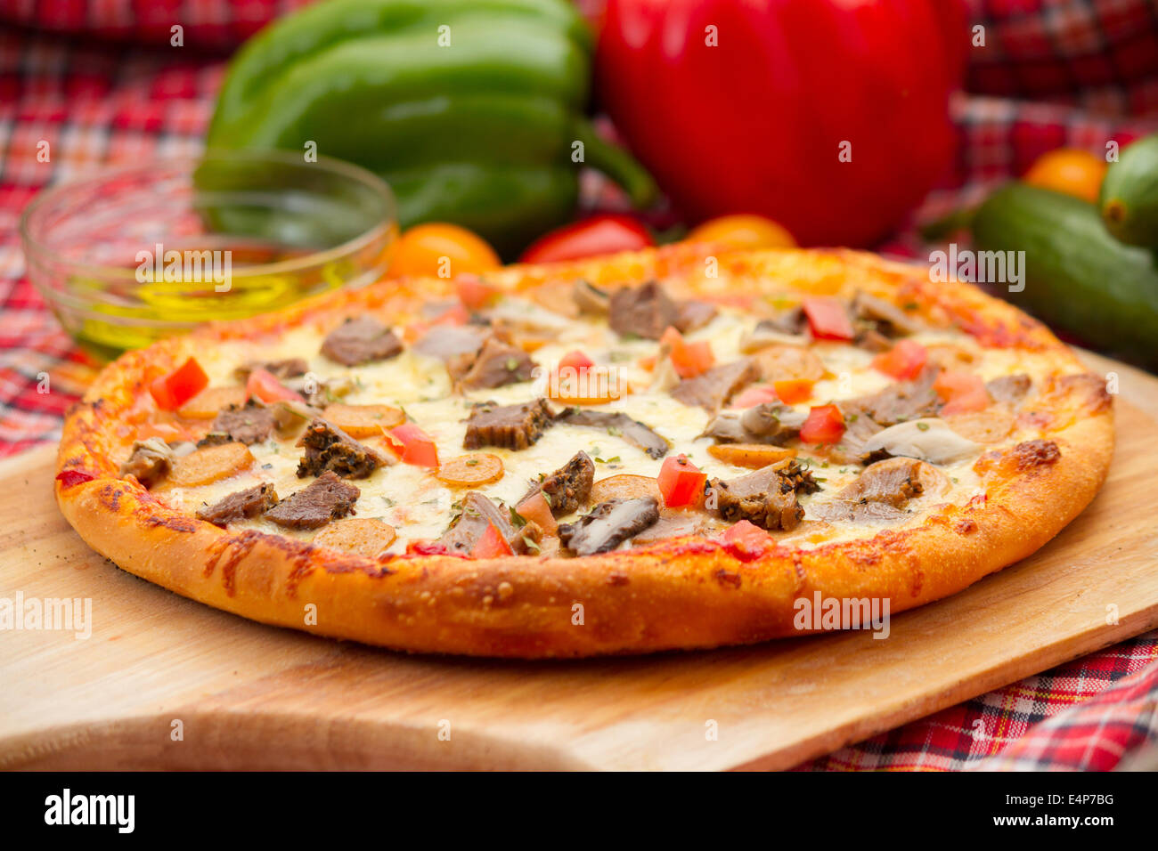 A little cheese pizza, 9 inch Stock Photo - Alamy