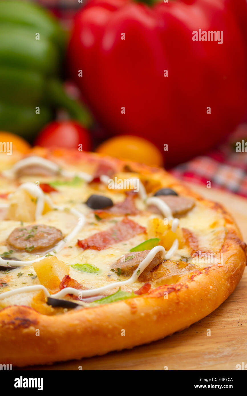 A little cheese pizza, 9 inch Stock Photo - Alamy