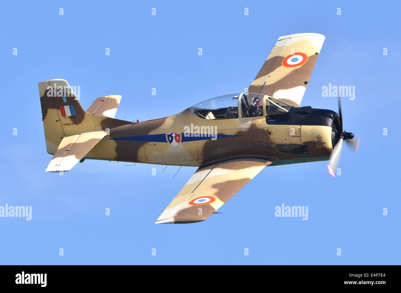 North American AT-28D Fennec (T-28 Trojan) in French Air Force markings ...