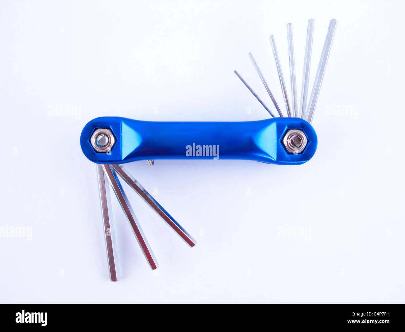 Picture of an allen tool. Picture of detail Stock Photo - Alamy
