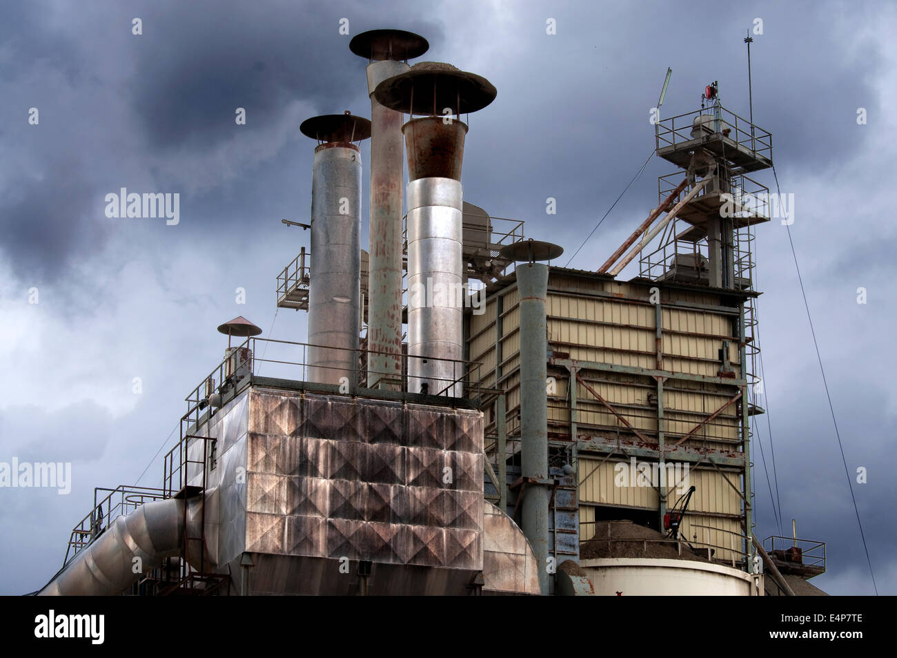 Picture of an industry landscape with great materials Stock Photo - Alamy