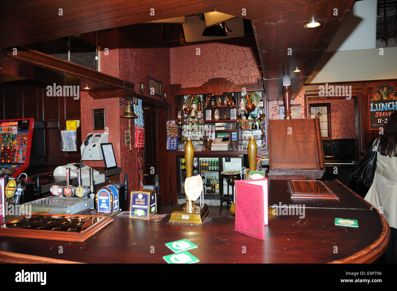 The Rovers Return Bar on the set of Coronation Street at the ITV ...