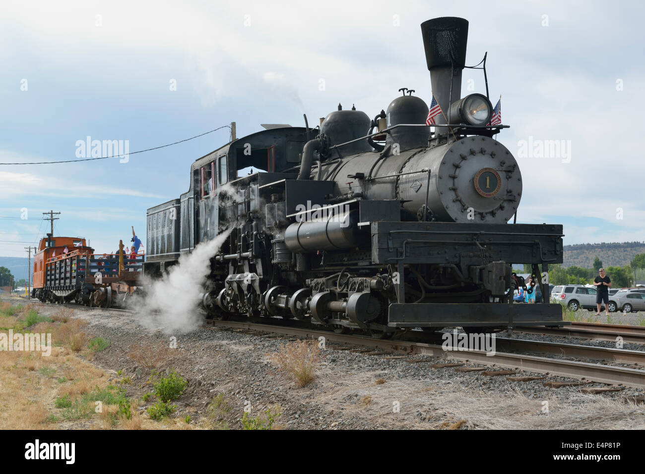 Mount Emily Lumber Co. Shay #1, City of Prineville Railway Fourth of ...