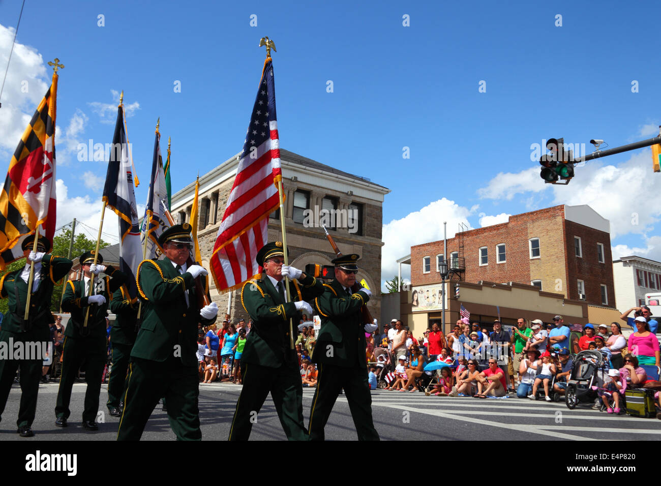 Members of City of Westminster marching band take part in 4th of July ...