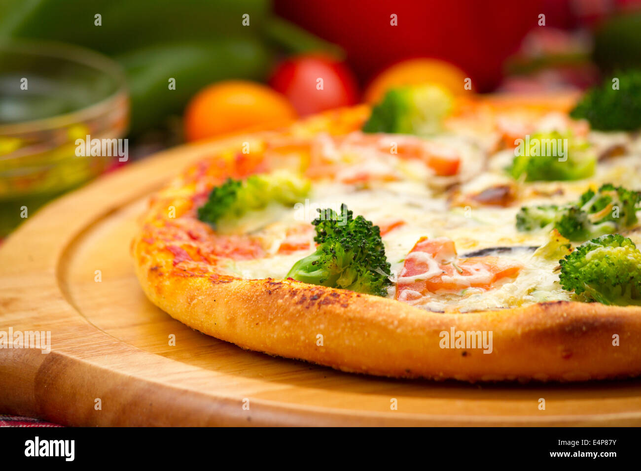 A little cheese pizza, 9 inch Stock Photo - Alamy