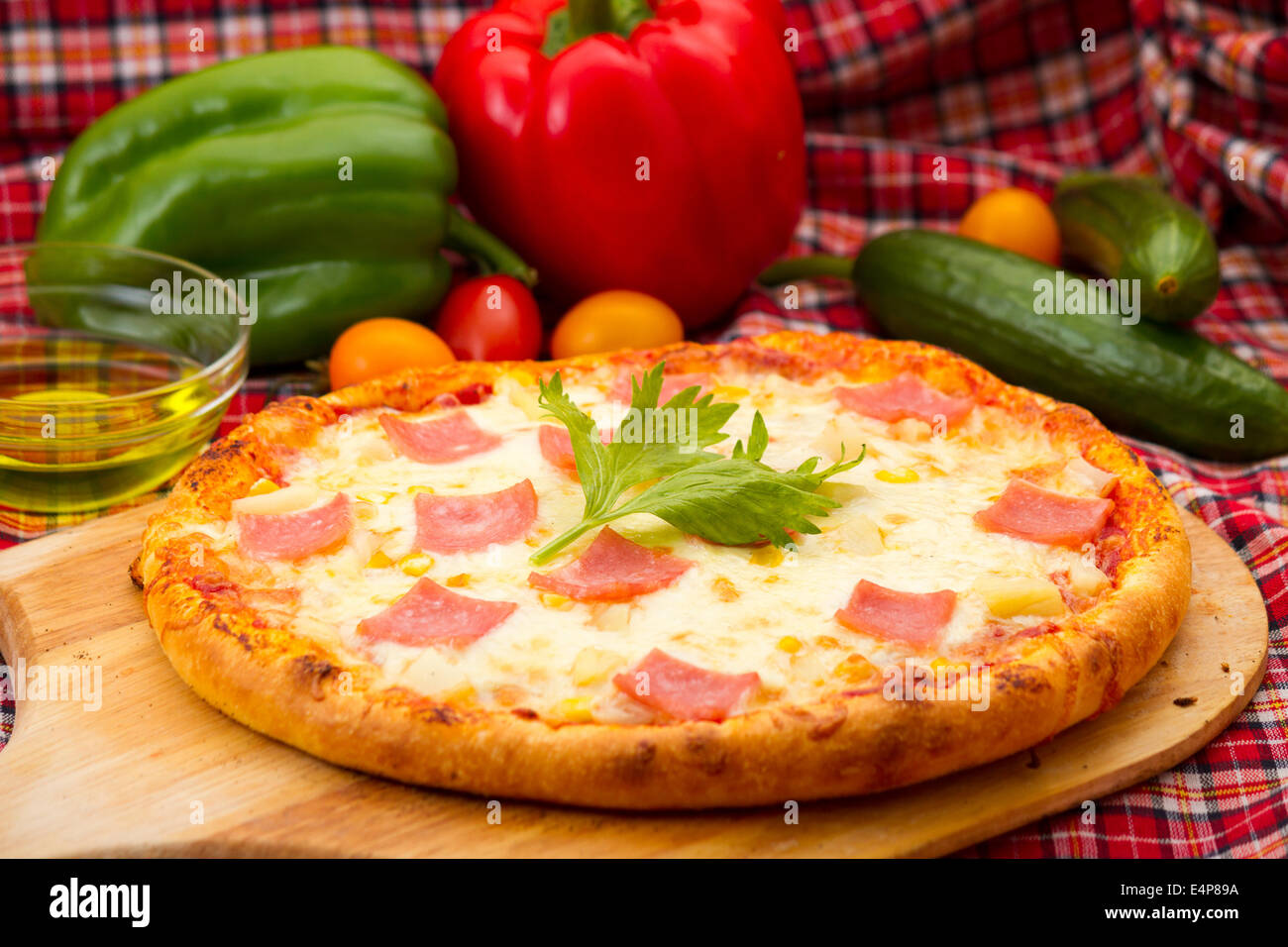 A little cheese pizza, 9 inch Stock Photo - Alamy