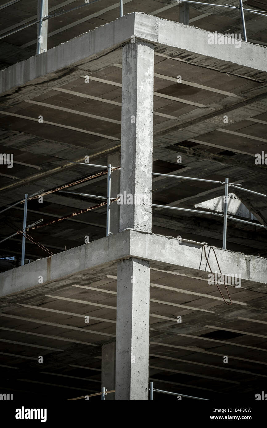 building construction, concrete beams Stock Photo - Alamy