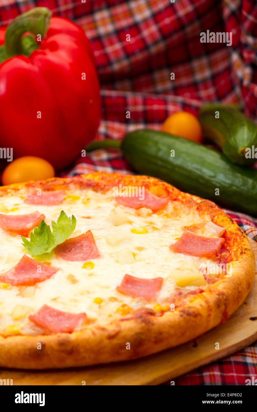 A little cheese pizza, 9 inch Stock Photo - Alamy