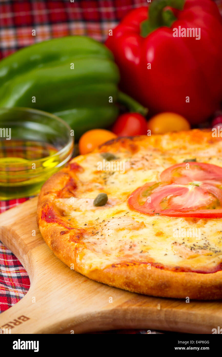 A little cheese pizza, 9 inch Stock Photo - Alamy