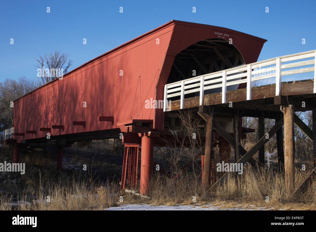Roseman Covered Bridge in Madison County, Iowa, USA Stock Photo - Alamy