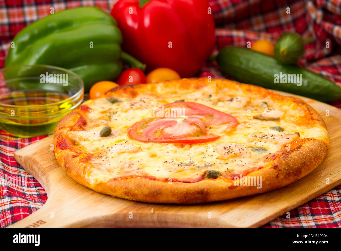 A little cheese pizza, 9 inch Stock Photo - Alamy