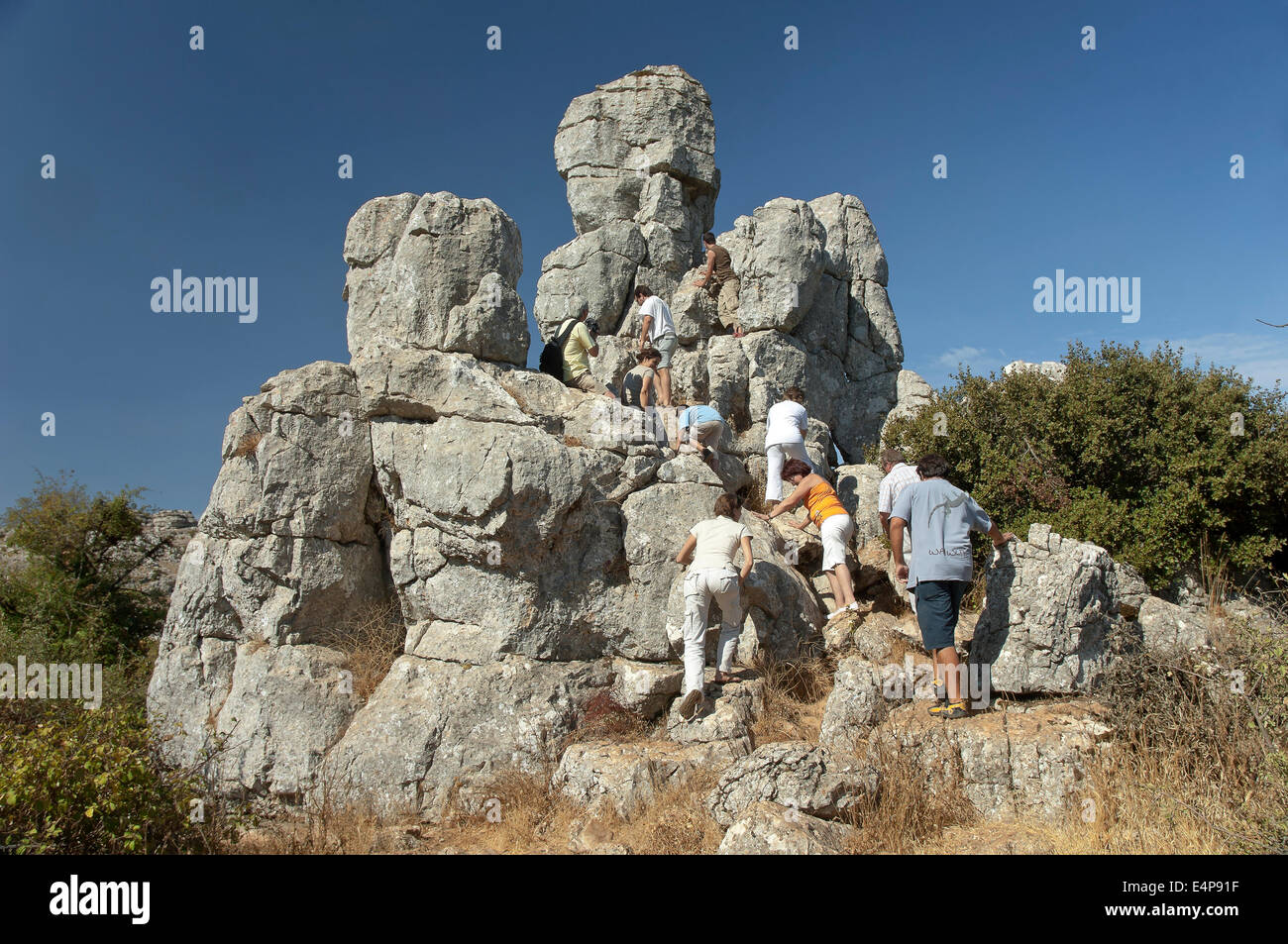 Torcal de Antequera Natural Park, Antequera, Malaga-province, Region of ...