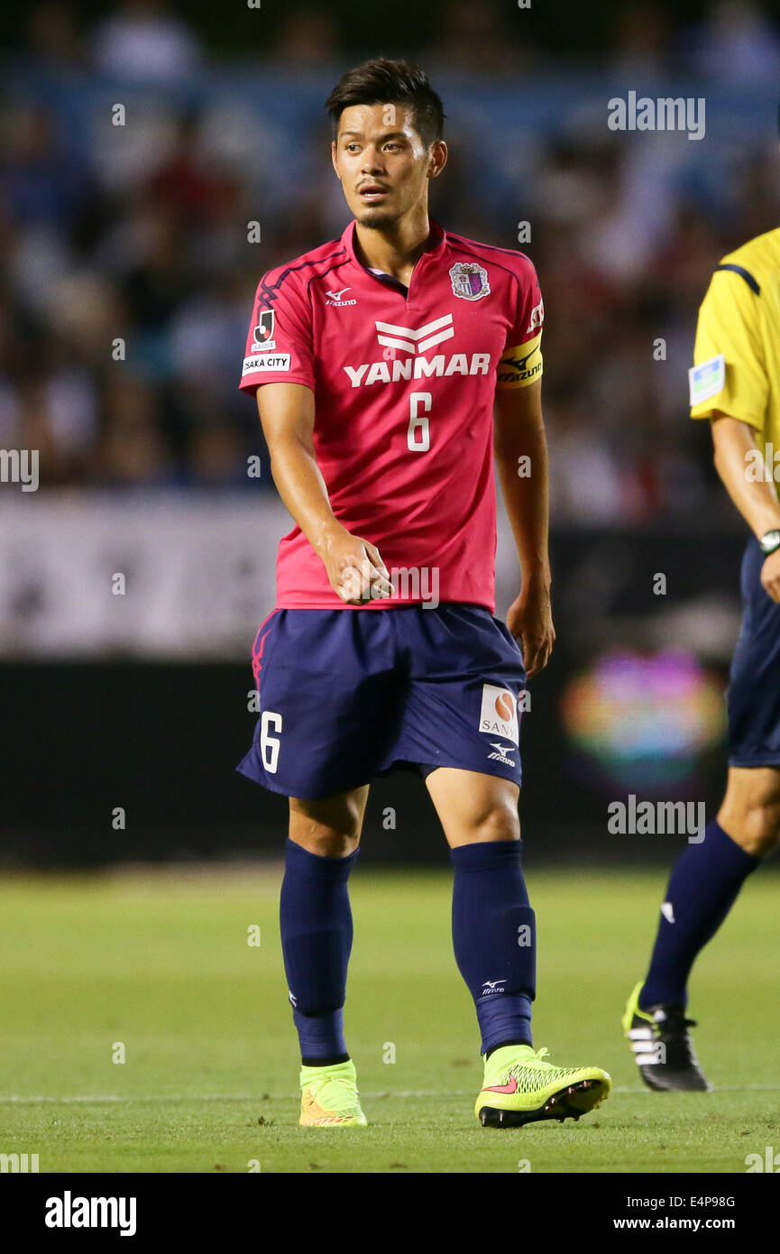 KINCHO Stadium, Osaka Japan. 15th July, 2014. Hotaru Yamaguchi (Cerezo), JULY 15, 2014 ...