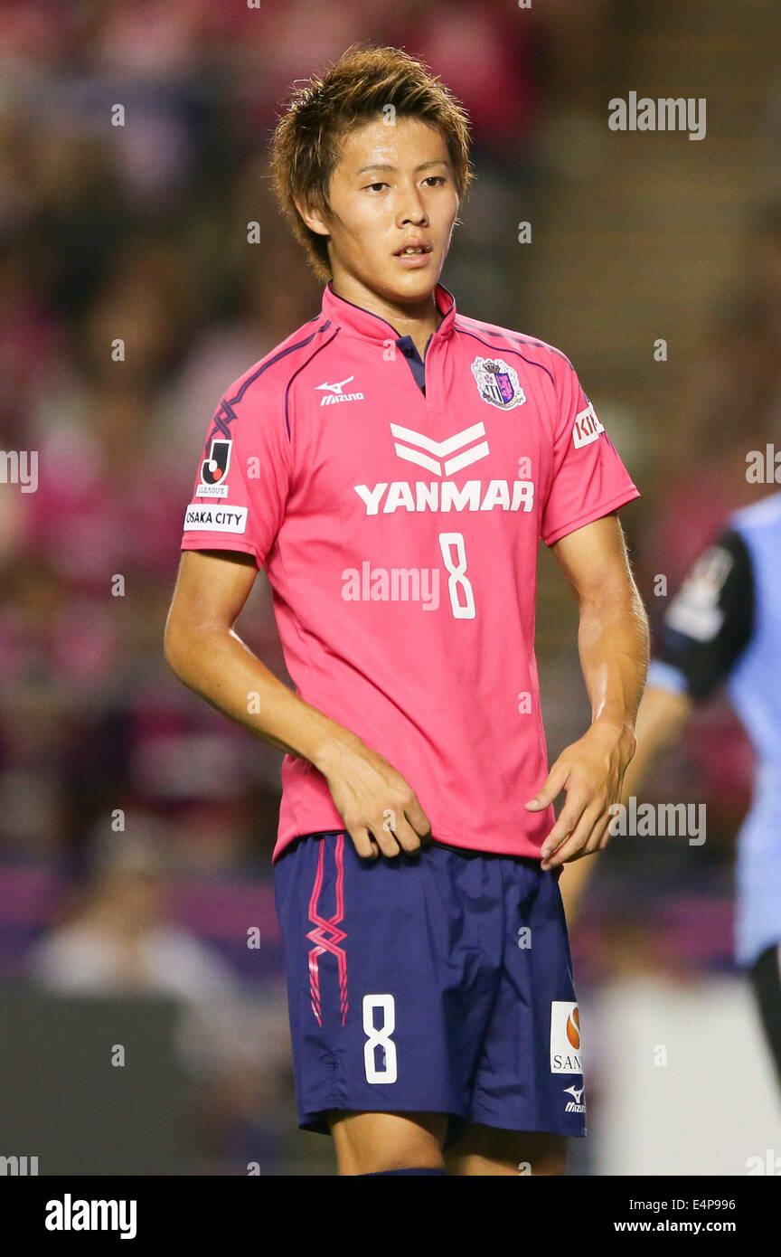 KINCHO Stadium, Osaka Japan. 15th July, 2014. Yoichiro Kakitani (Cerezo ...