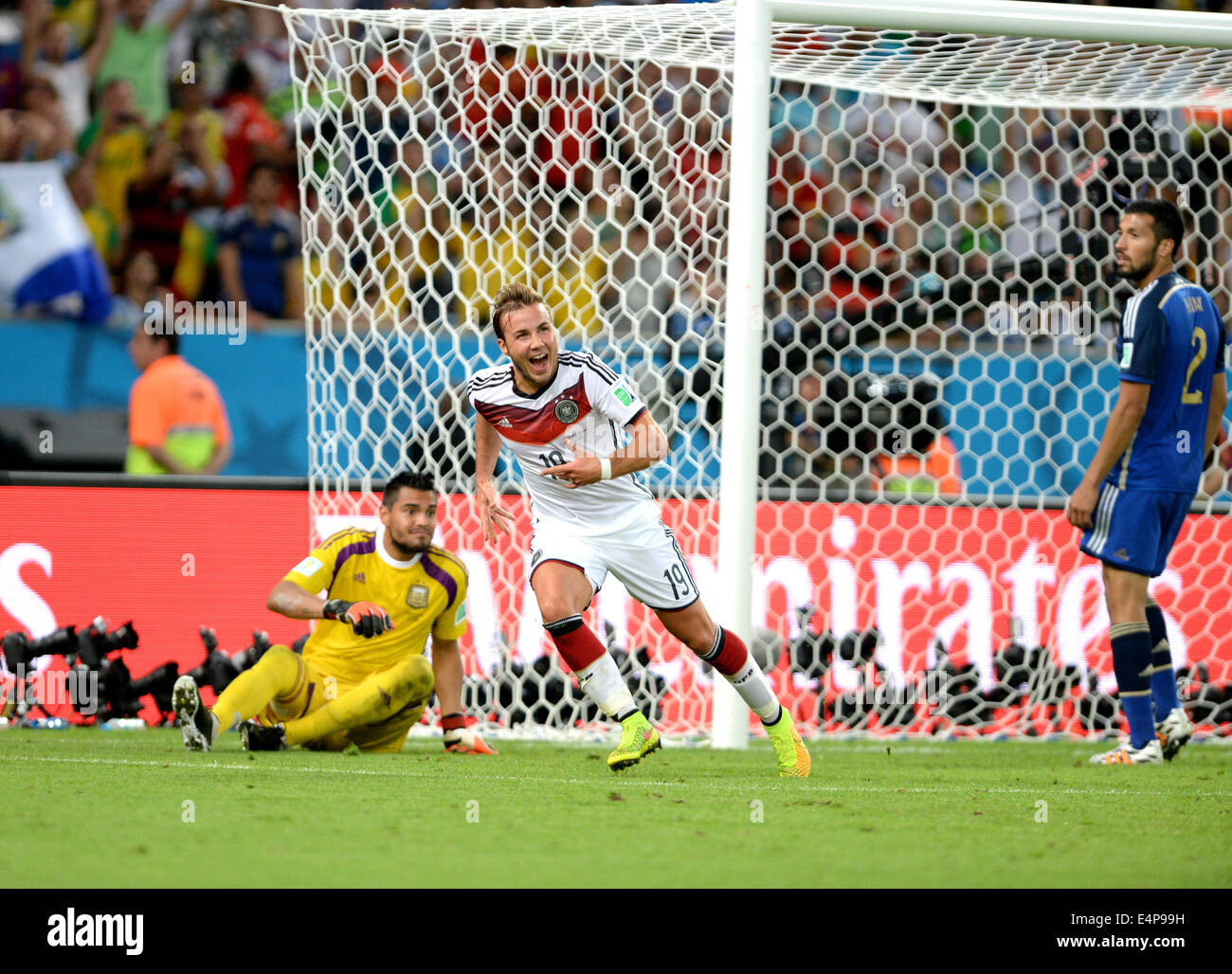 Mario götze goal germany world cup hi-res stock photography and images ...