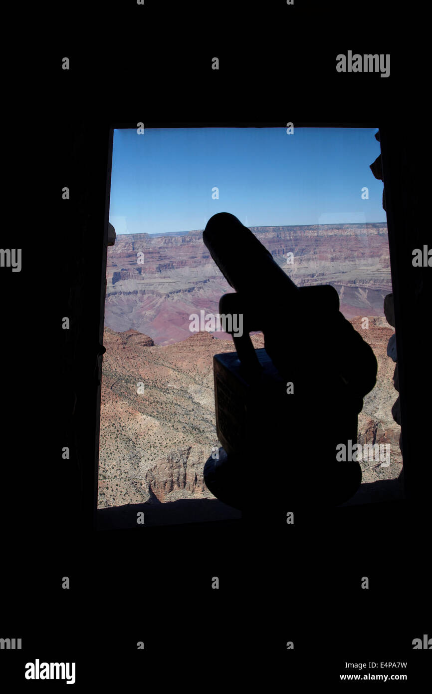 Grand Canyon seen from Watchtower (1932), Desert View, East Rim Drive ...