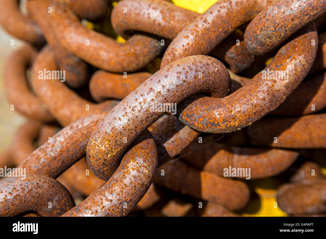 Rusted chains hi-res stock photography and images - Alamy