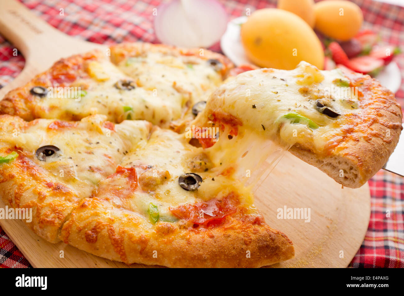 A little cheese pizza, 9 inch Stock Photo - Alamy