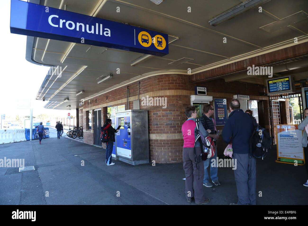Cronulla Train Station in Sydney’s south Stock Photo - Alamy