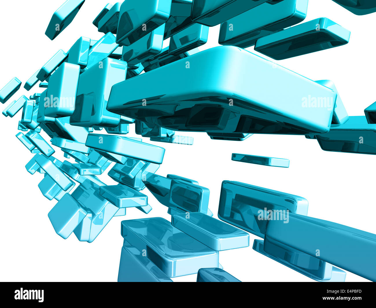 3d cubes with glossy light effects Stock Photo - Alamy