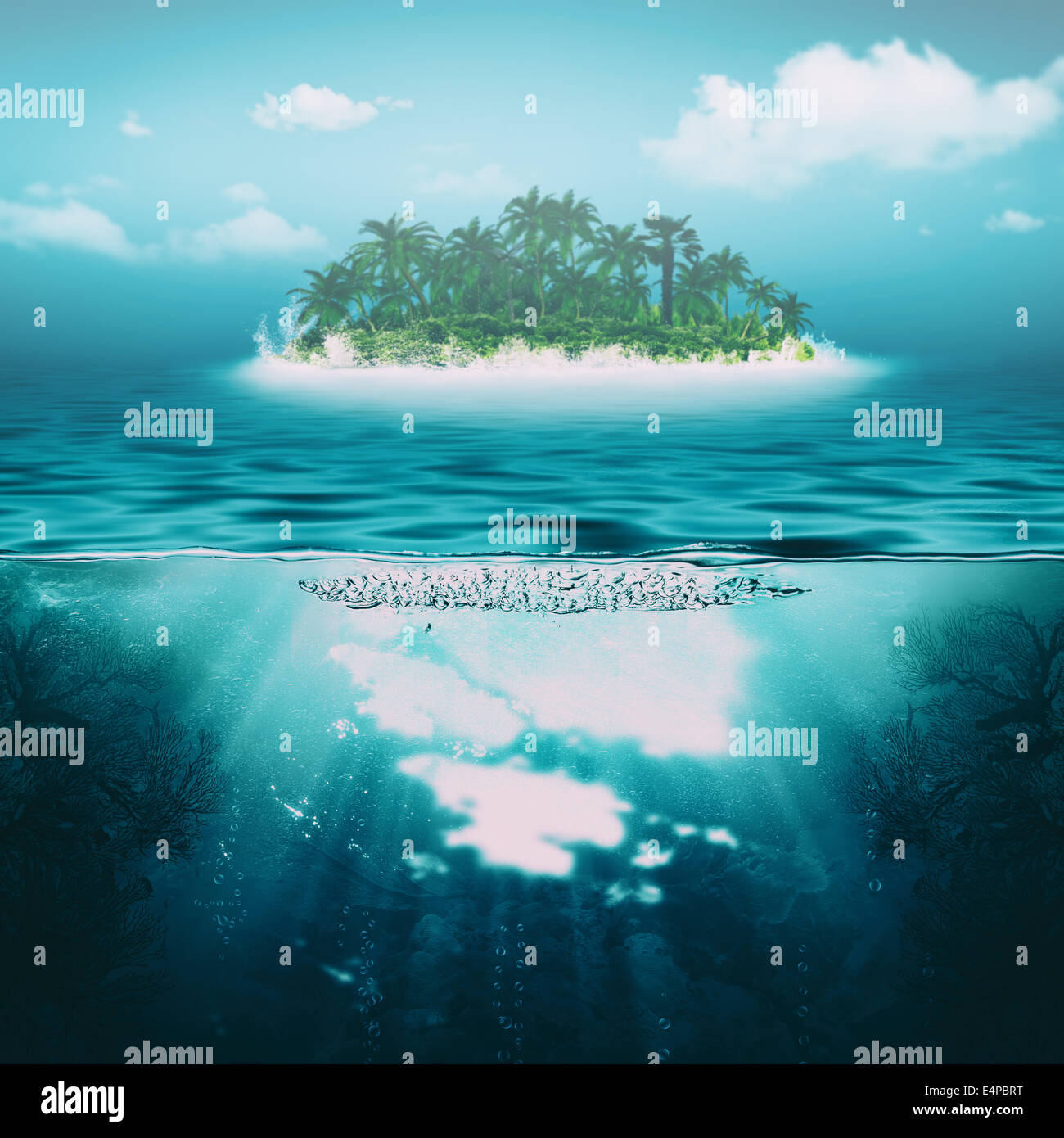 in the deep water, abstract environmental backgrounds Stock Photo - Alamy