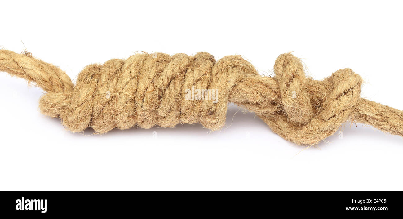 Rope noose knot hi-res stock photography and images - Alamy