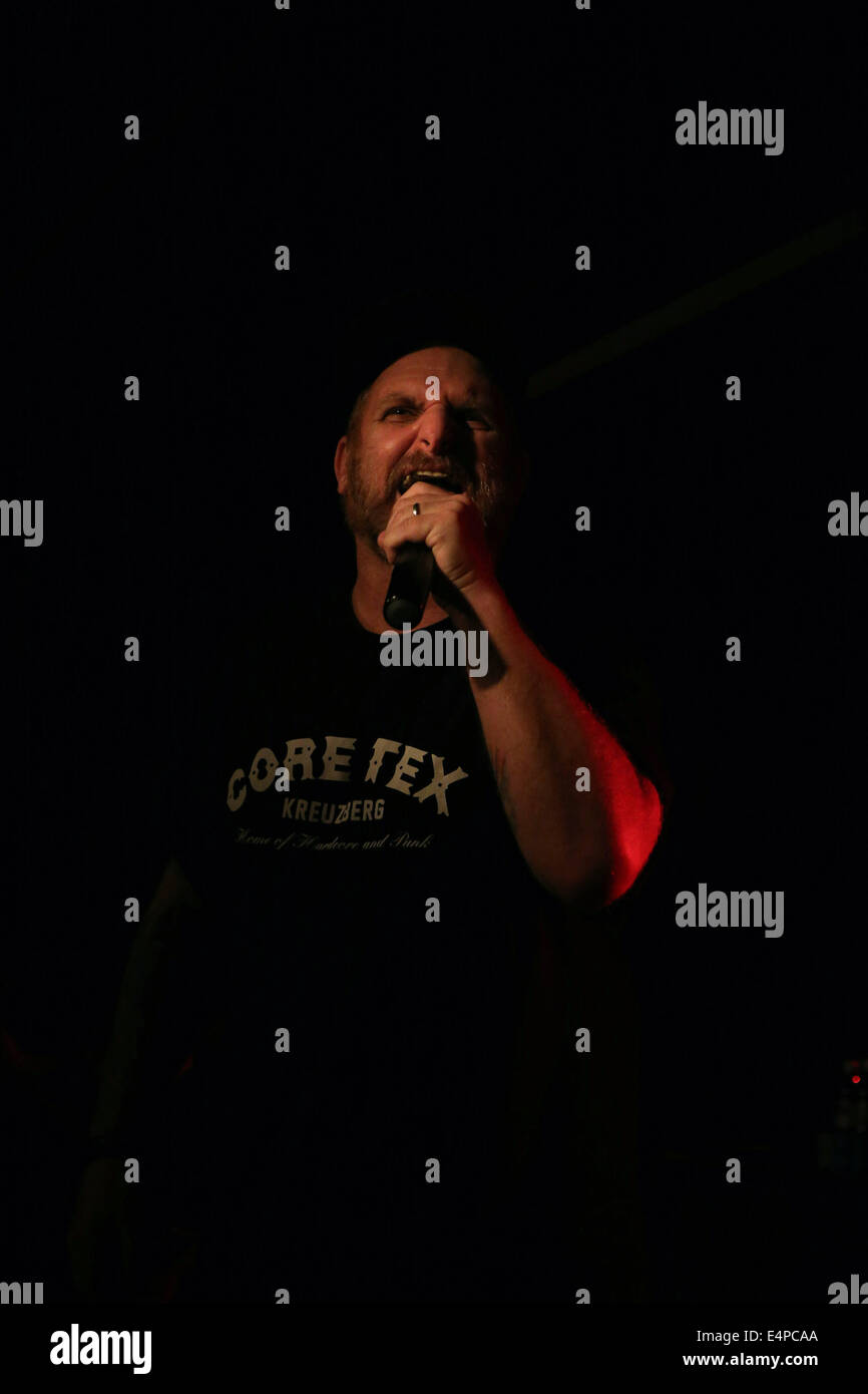 Frankfurt, Germany. 15th July, 2014. Kevin Seconds of American Hardcore ...