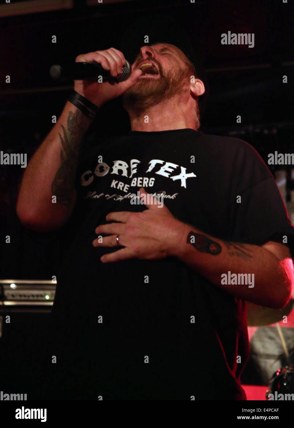 Frankfurt, Germany. 15th July, 2014. Kevin Seconds of American Hardcore ...