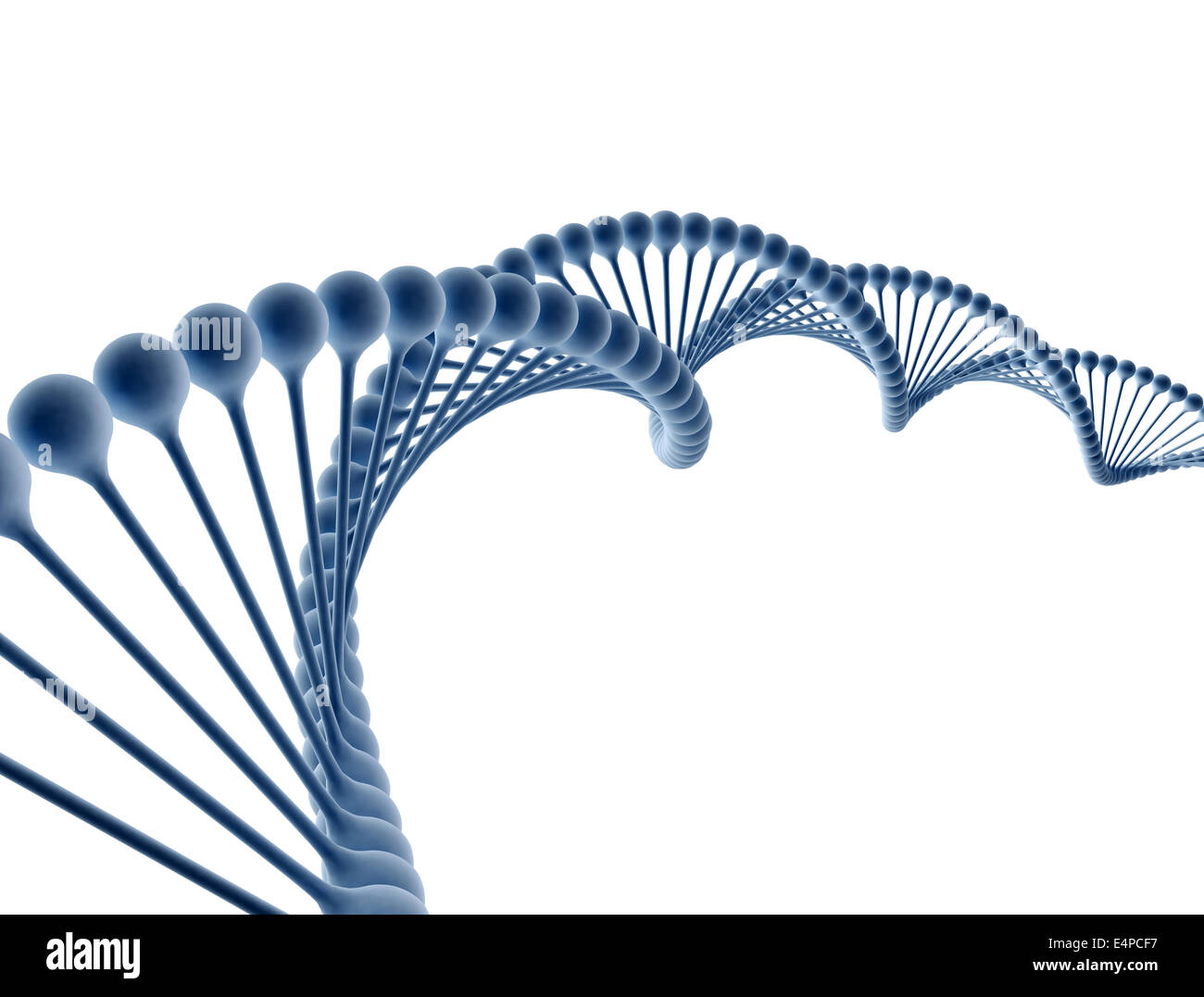 DNA isolated on white Stock Photo - Alamy