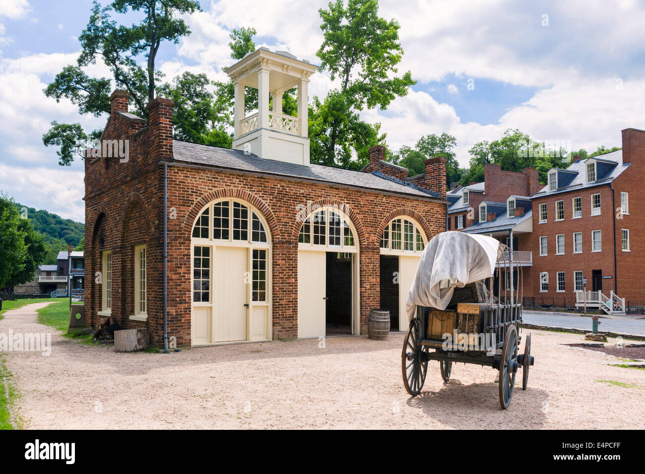 John Brown's Fort in historic Harpers Ferry, Harpers Ferry National ...
